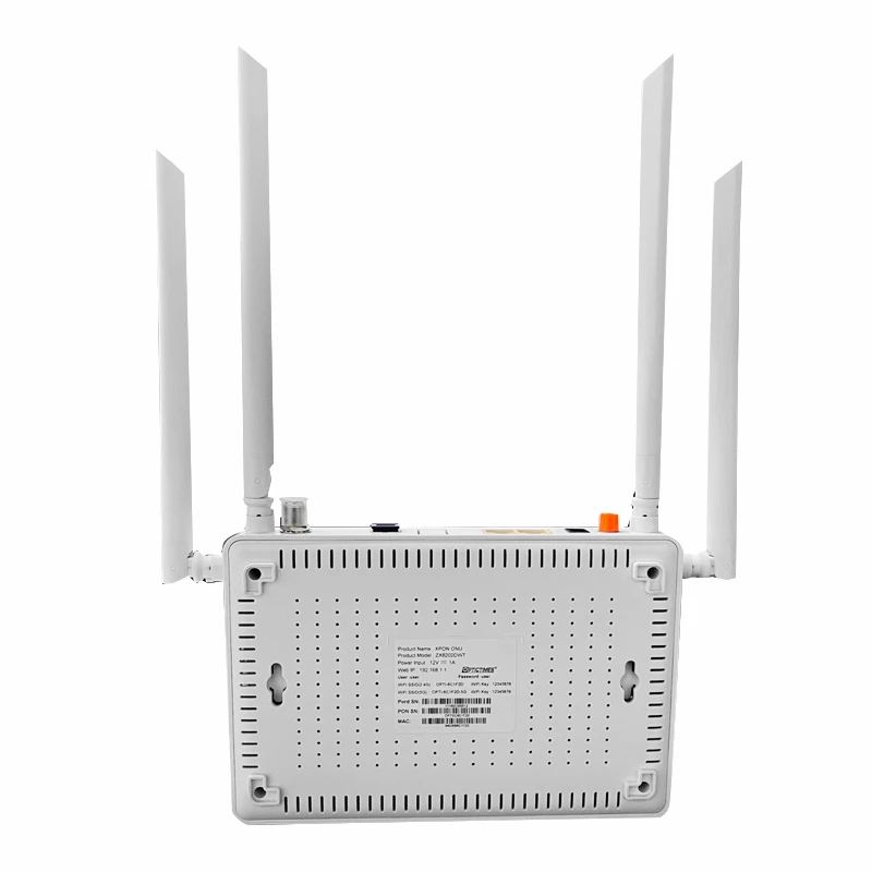 Zx8202dwt Fiber Optic Network Gpon Epon Xpon Onu 2 Ge+ 2 4 Gwifi+ 5 ...