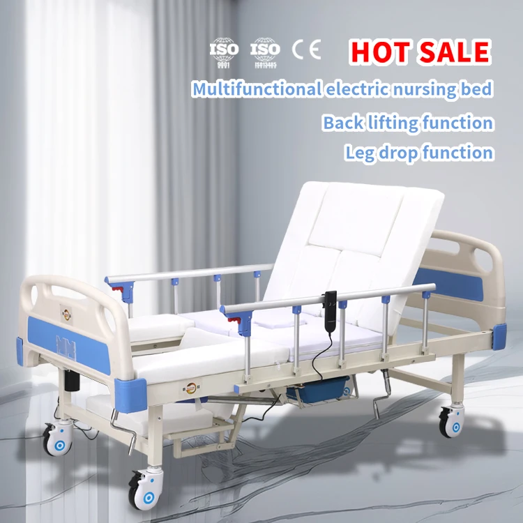 Cheap Hospital Bed Partition 2 Cranks Aluminum Side Rails