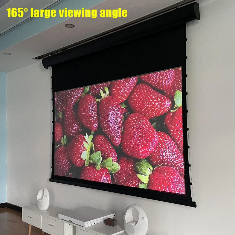 120" White Projector Screen With Tubular Motors Projection Screen - Buy ...
