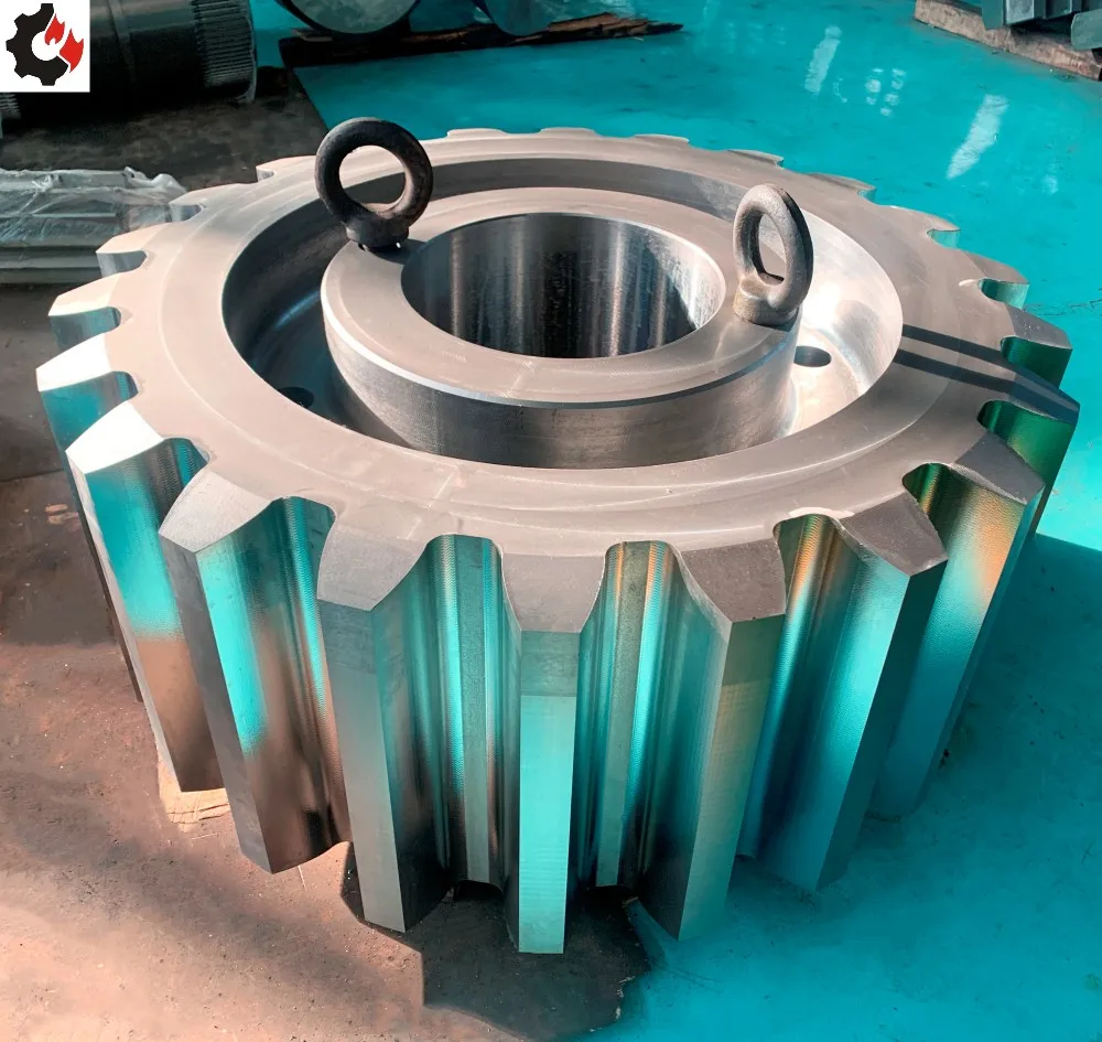 Wangli Heavy Sugar Mill Pinion Spur Large Gear Wheel Custom Forging ...