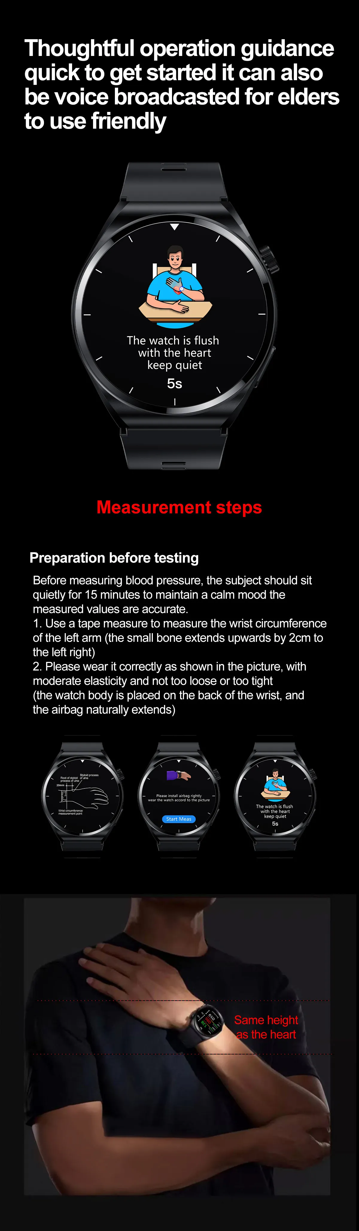 High Quality S22 Smartwatch Clock Ecg Ppg Blood Pressure Body ...