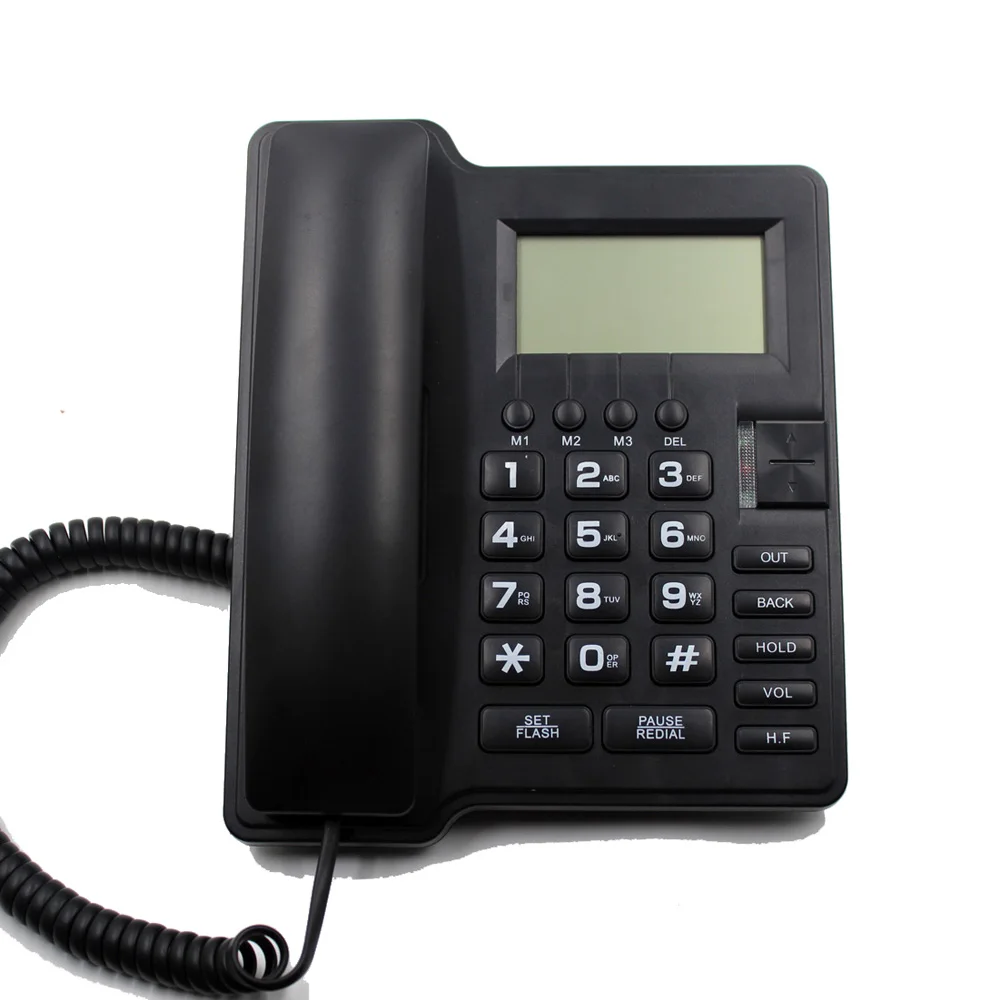 New Arrival Model Caller Id Corded Fixed Phone Analog Telephone Set ...