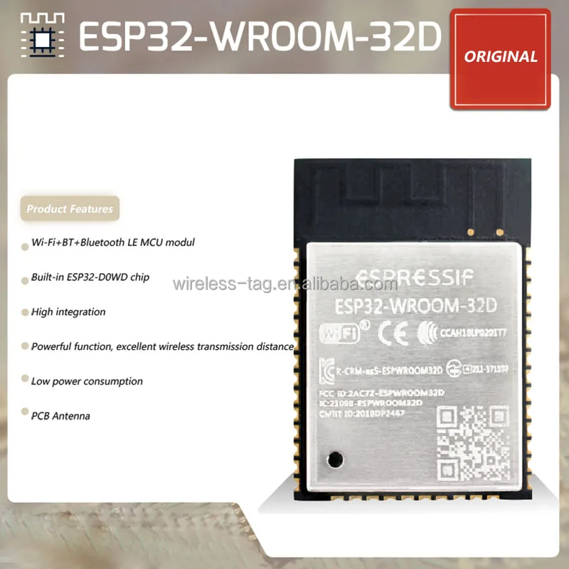 Espressif Distributor Esp32 Wroom 32 Esp32-wroom-32d Esp32 Modul Esp32 Wifi Module Esp 32 Esp32 ...