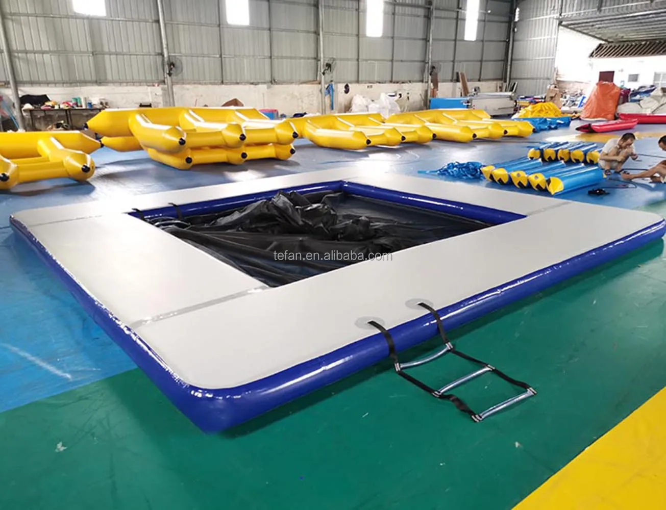 5x5 Meter Inflatable Sea Pool for Yacht Boats - FUN INFLATABLE