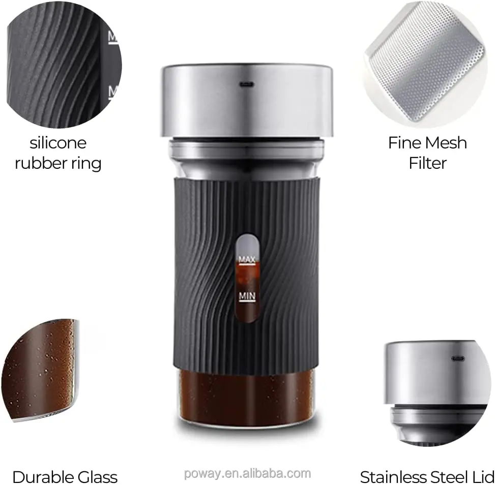 Coffee Maker Cold Brew Coffee Maker Electric Portable Single-serve ...