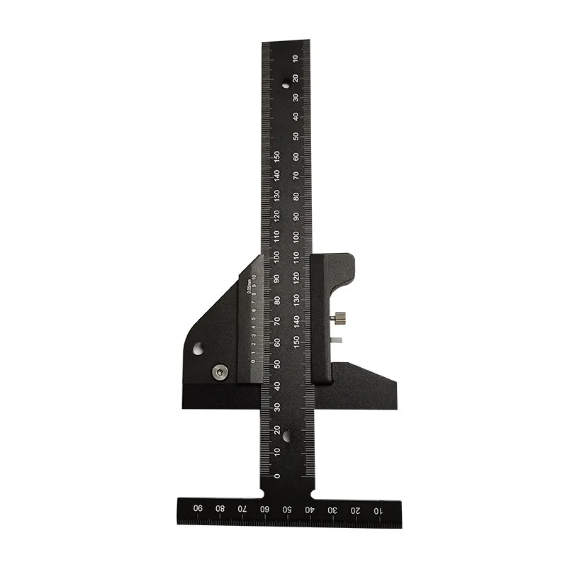 T Type High Precision Multifunctional Woodworking Ruler Scriber ...
