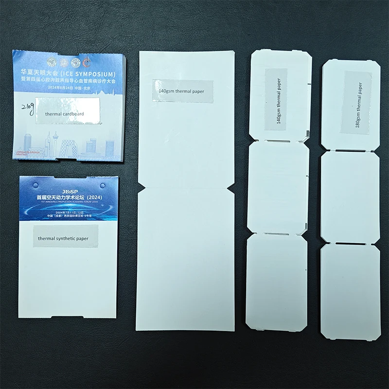 Fanfold Thermal Printable RFID Paper Ticket Thermal Name Badges for ...