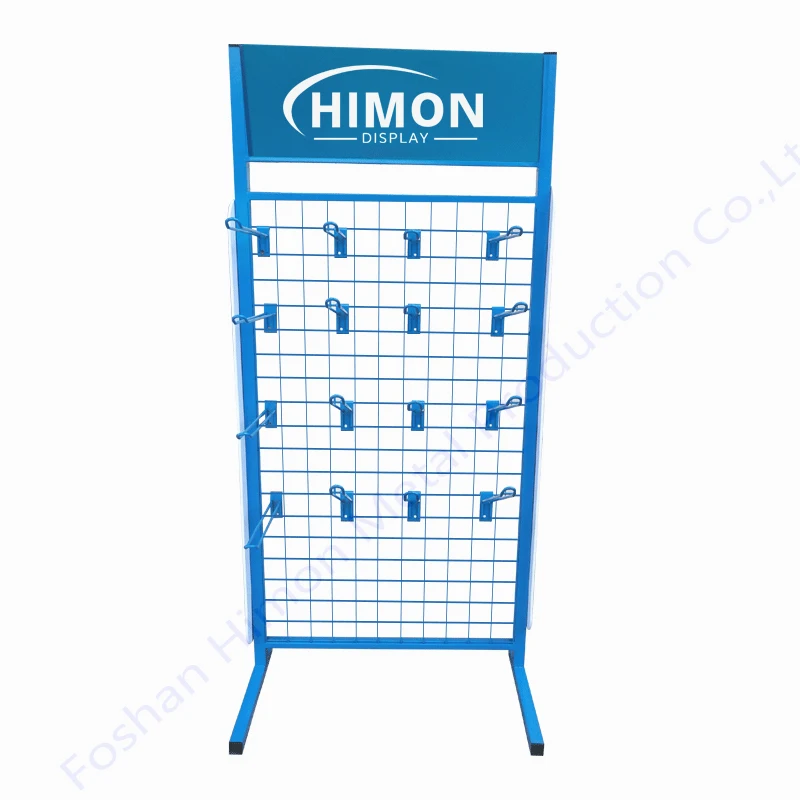 Small Metal Shop Retail Retail Hanging Products Display Floor Stand ...