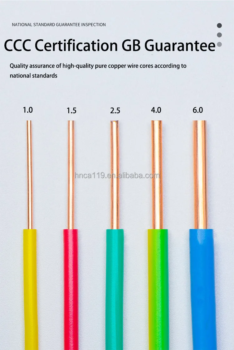 450/750v Square Single Strand Hard Single Core Bv High Temperature ...