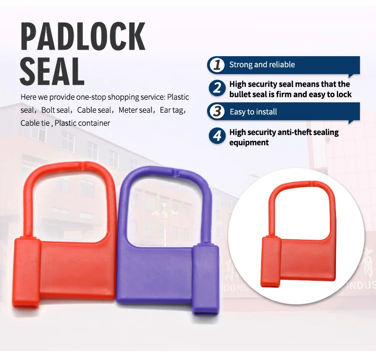 Jcpl004 Tamper Proof Security Seals Disposable Padlock Mini Security ...