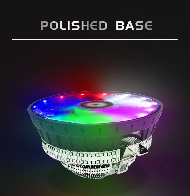 Cpu Cooler Fan Heat Pipe Rgb Gaming Pc Computer Case Cpu Air Cooler Low ...