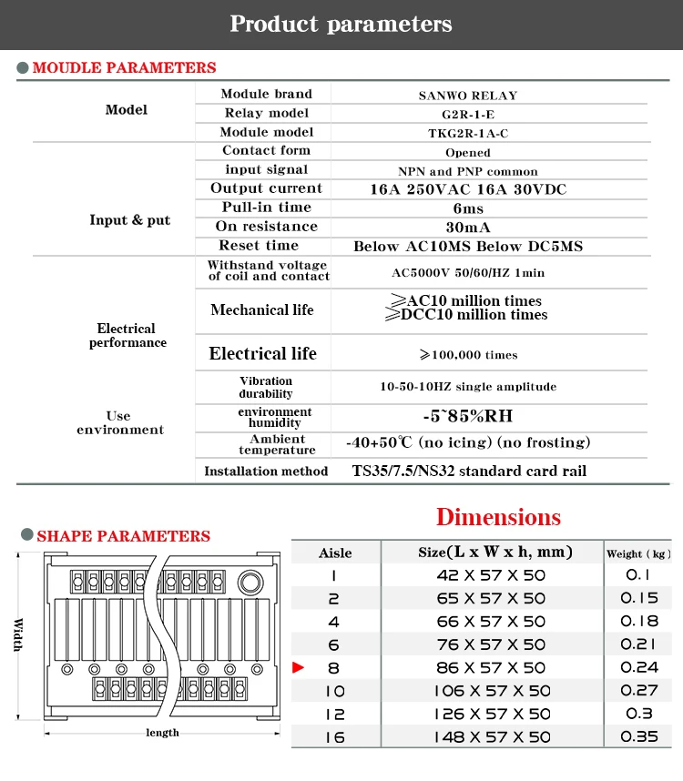 8-channel Relay Module Plc Amplifier Board Output Board G2r-1-e A ...