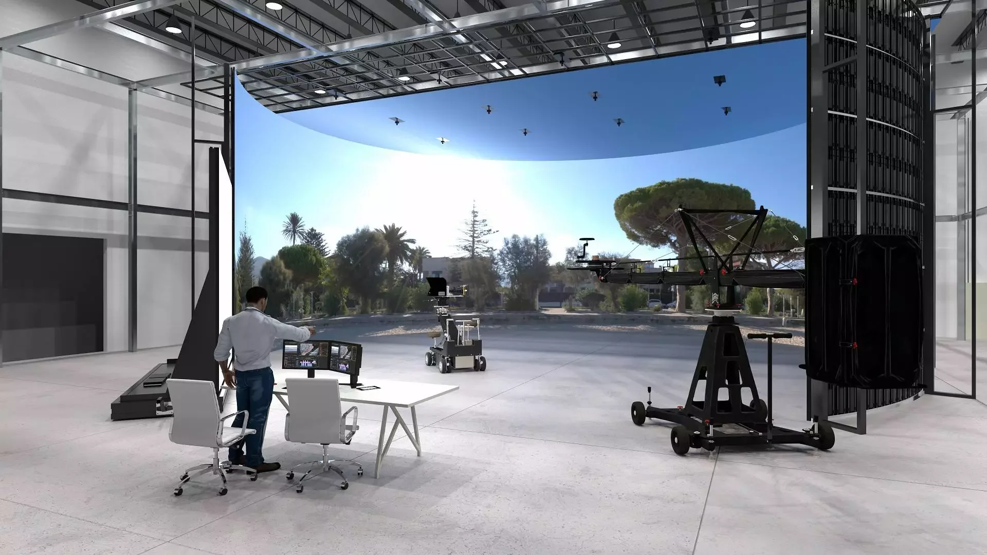 Indoor Filming Wall - 3D Immersive Screen LED Video Wall