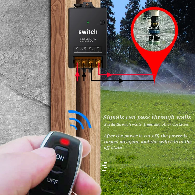 RF Wireless Switch - Smart Home Control for Motors & Lights