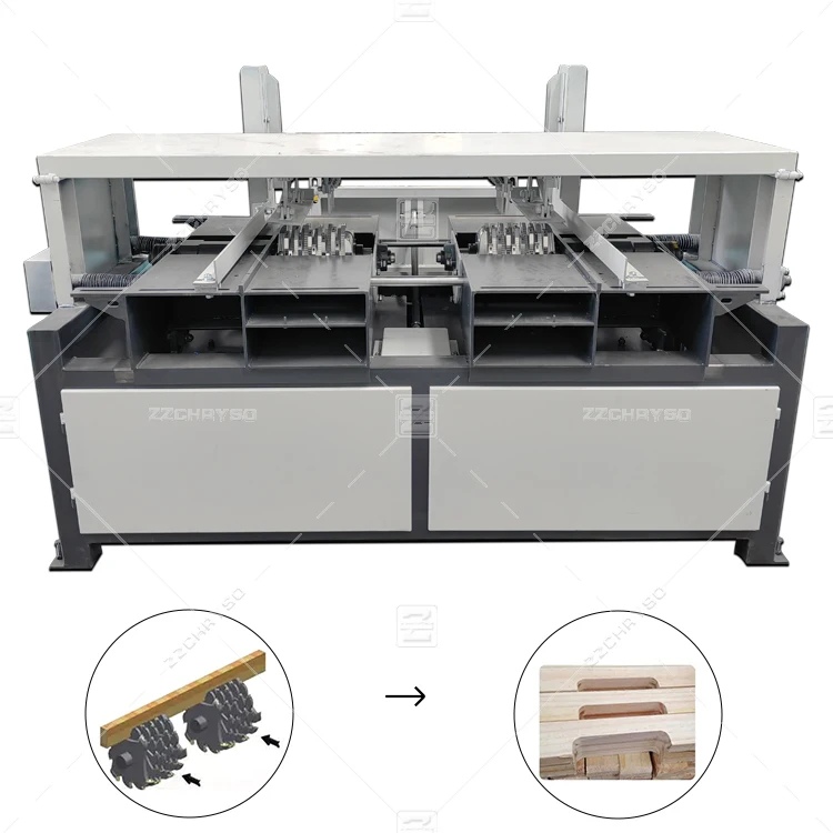 Wood Pallet Groove Stringers Notcher Wooden Pallet Notching Machine ...
