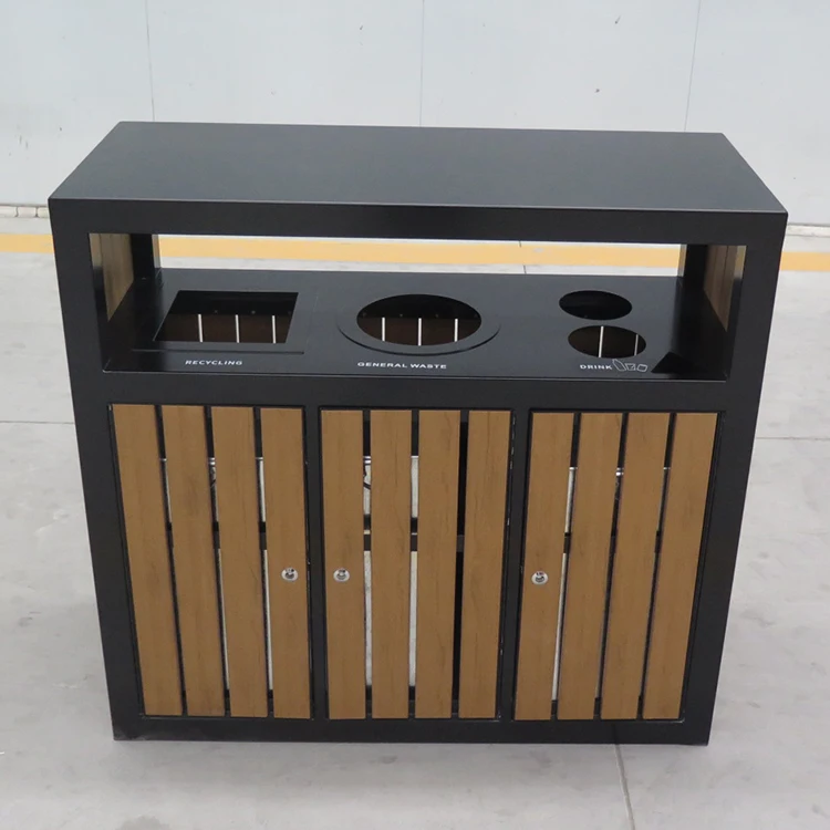 Sustainable Outdoor Trash Bins - Efficient Waste Management