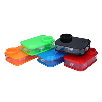 Acrylic Portable Square Hookah Shisha Box With Led Chicha Sheesha Book ...