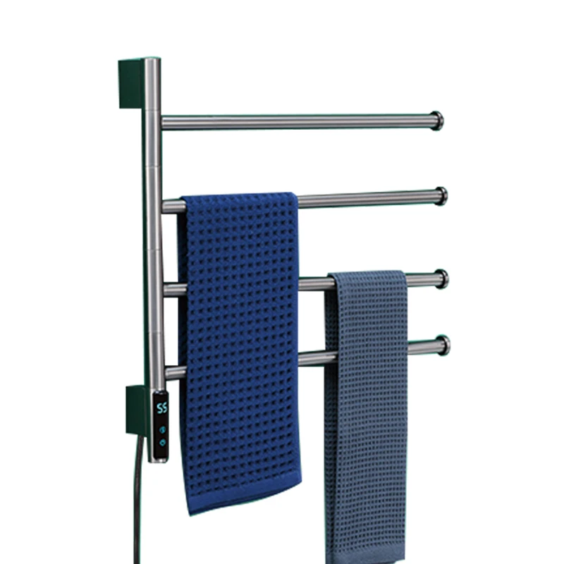 Smart Towel Heater - Heated Towel Rack 4 Bars Drying Rack