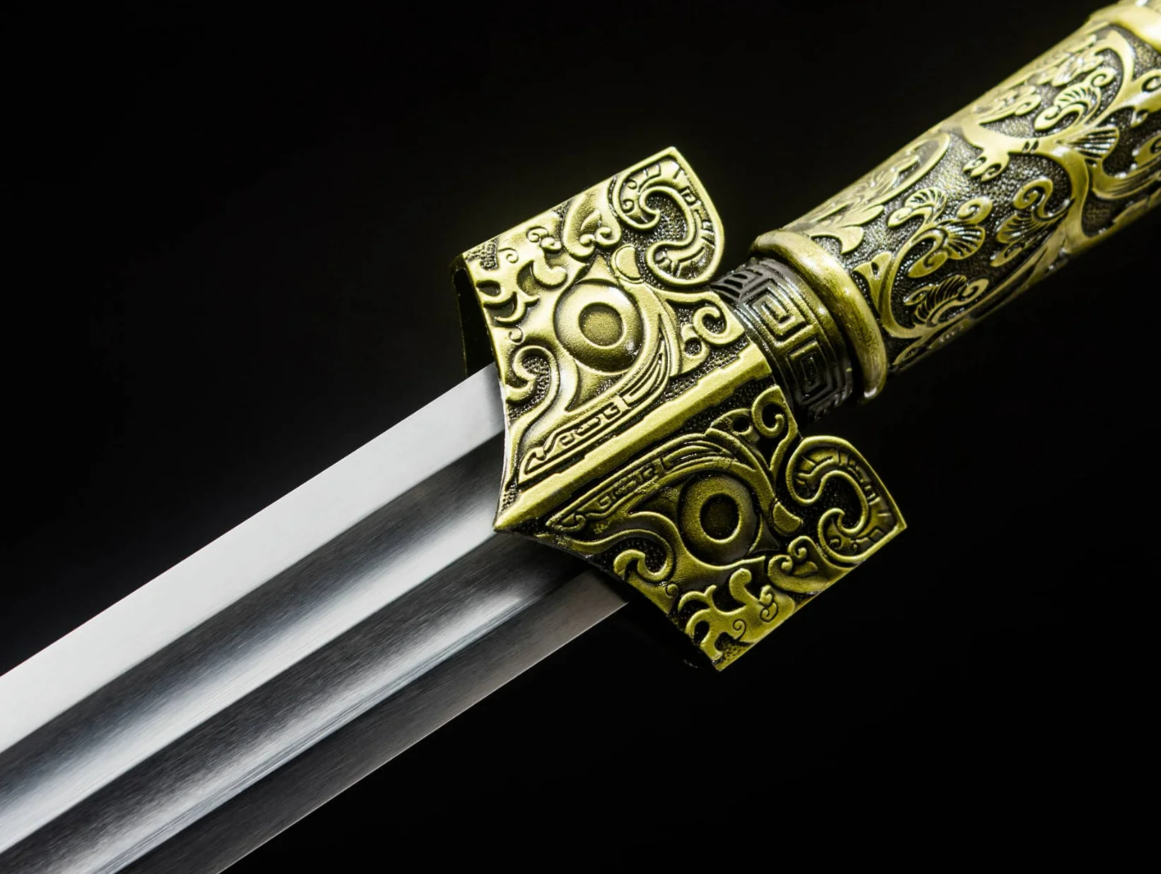 Chinoiserie Han Jian Ruyi Sword Blade Tang Hengdao Children's Toy Cos ...