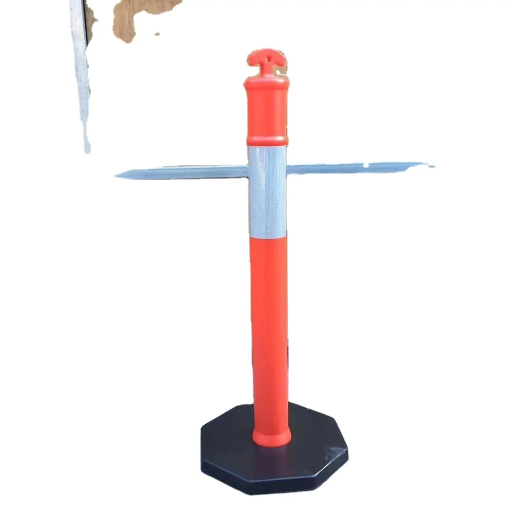 Movable Plastic Chain Link T Top Bollards Barrier Post - Buy Chain Link ...