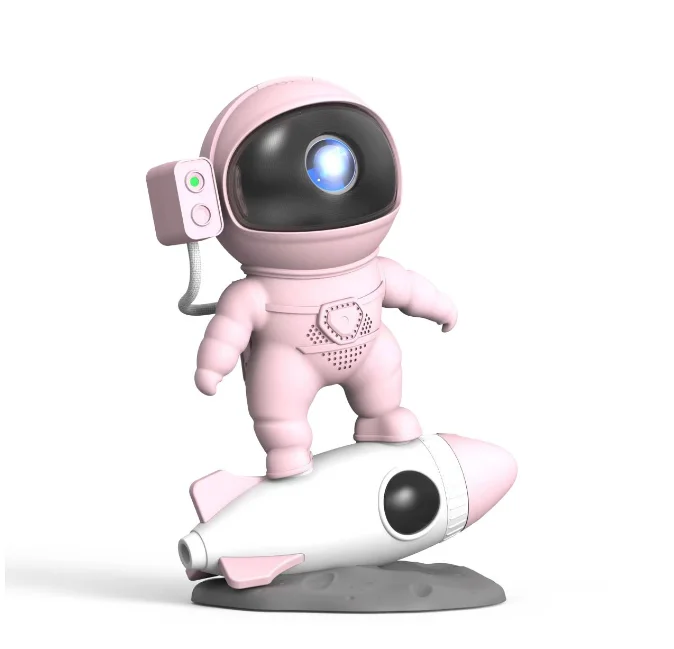 Roket Spaceman Astronaut yıldız projektör LED projeksiyon lazer Robot ...