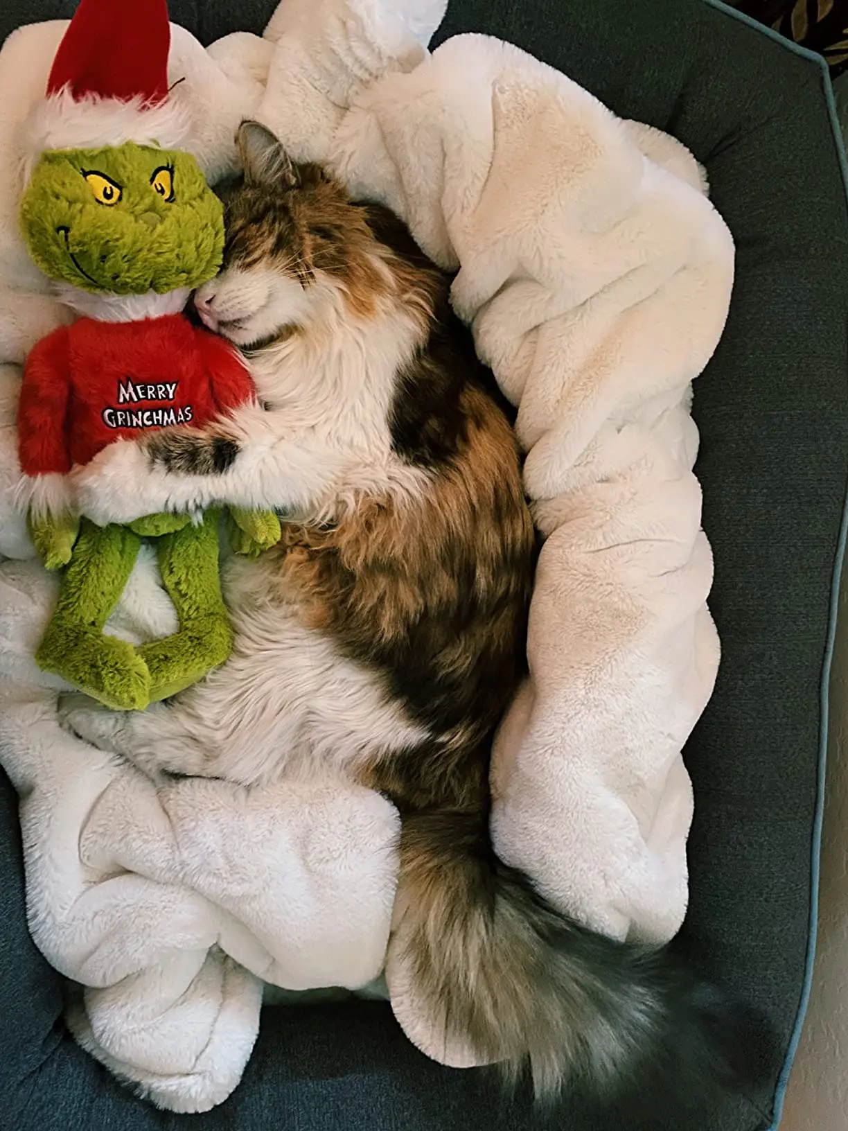 Merry Grinchmas Stuffed Animal Grinch Plush Dog Toy For Kids Gifts ...