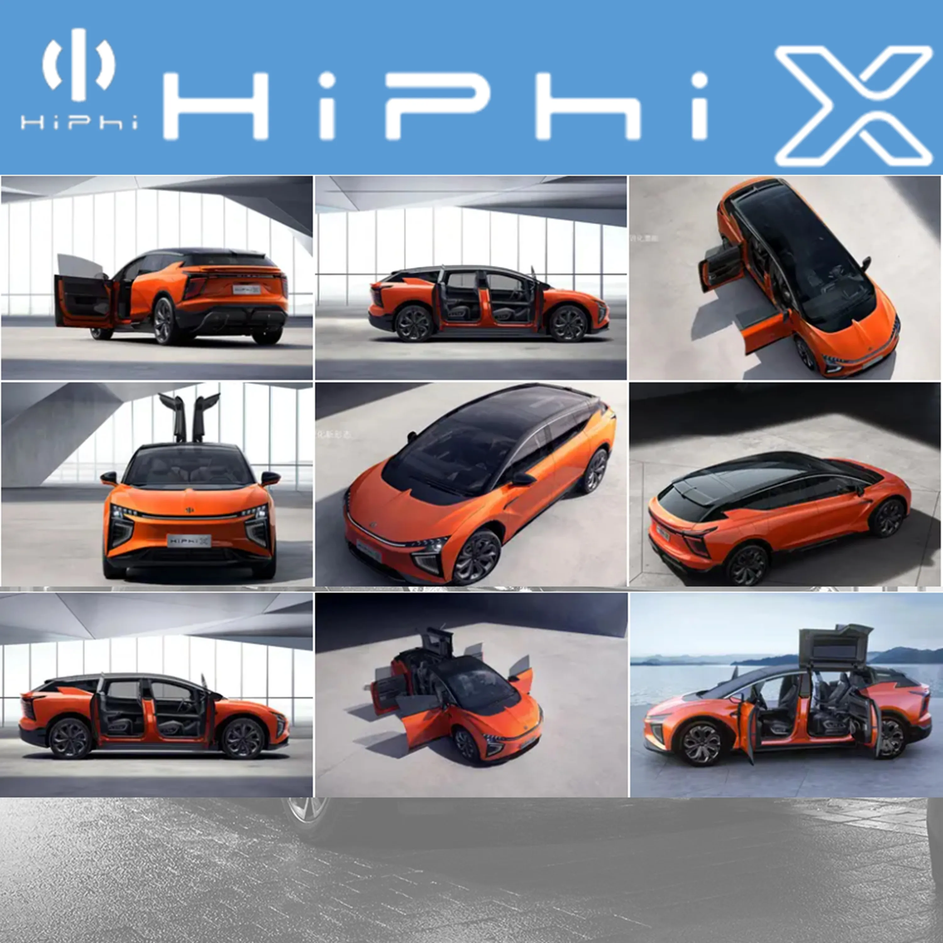 Hiphi X Luxury Suv Electric Car 4wd Electric Vehicle Earnest Money Long ...