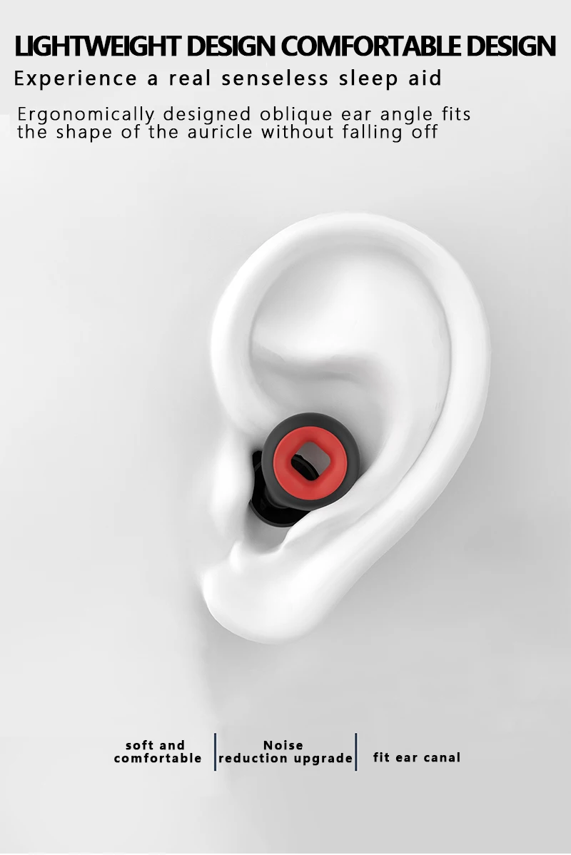 Quiet Ear Plugs For 25-28db Noise Cancelling Soft Reusable Hearing ...