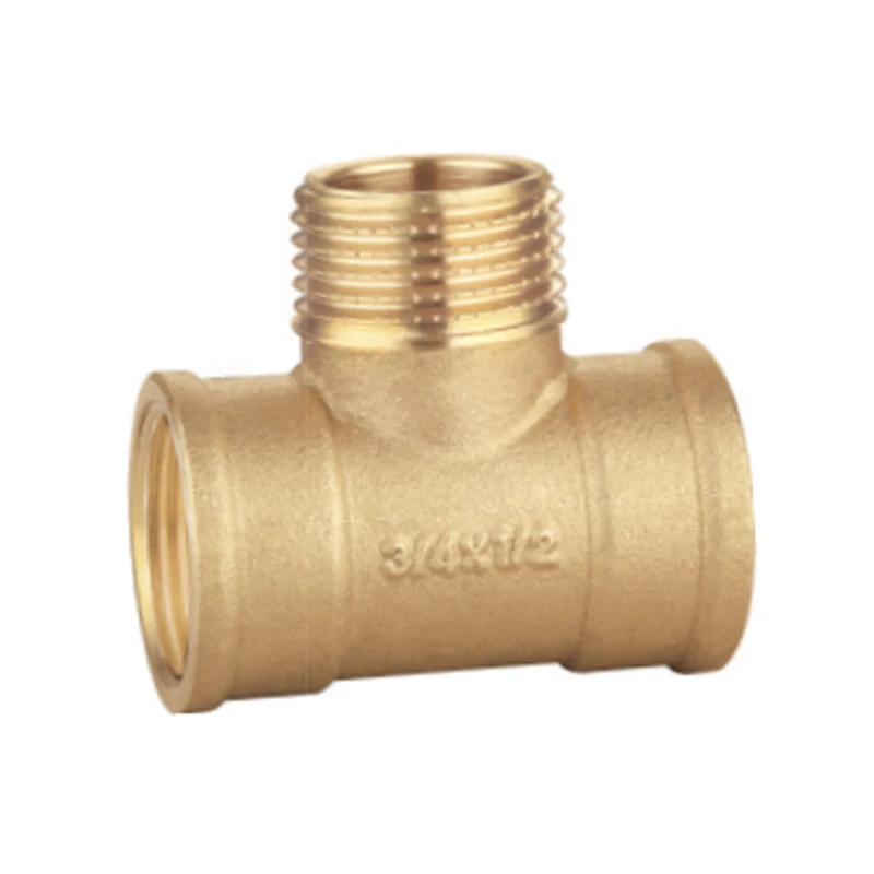 Brass Reducing Tee For Any Piping Needs Tee With Double Female Thread ...