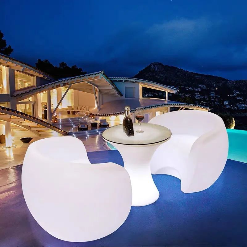 Modern Simple Design Glowing Led Bar Furniture Led Light Up Bar Table ...