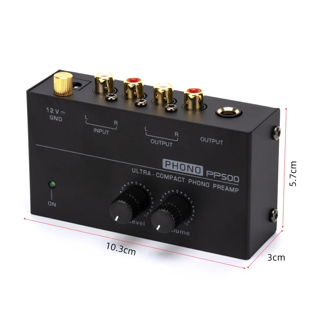 Metal Phono Preamp Pp500 Turntable Volume Control Turntable Vinyl ...