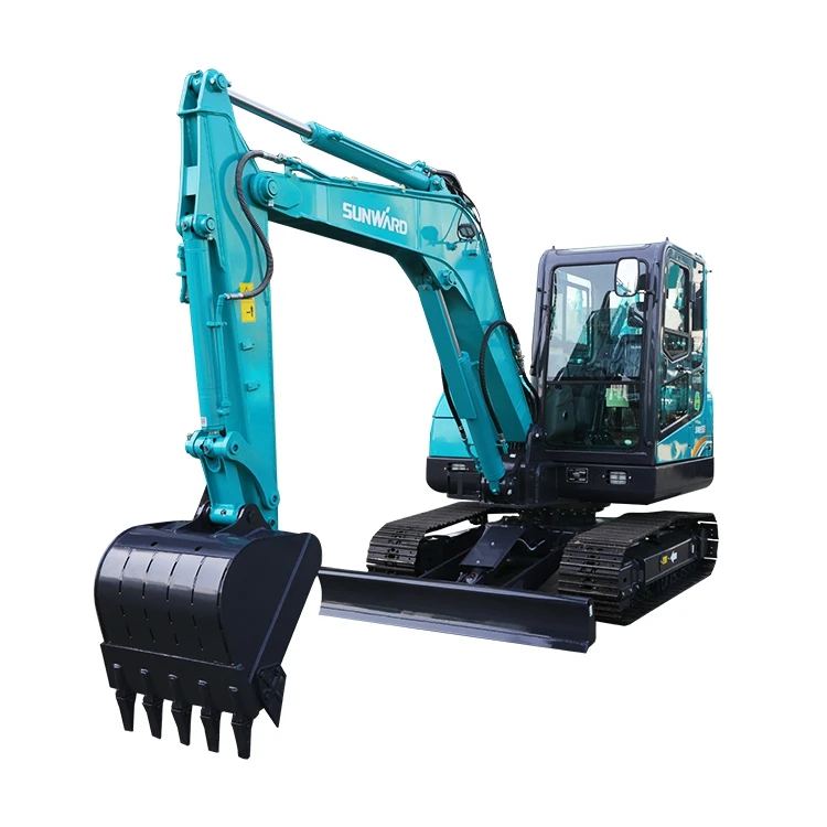 China Excavators Sunward Crawler Bucket Thumb Swe60e 6 7 8 9 Ton Mini ...