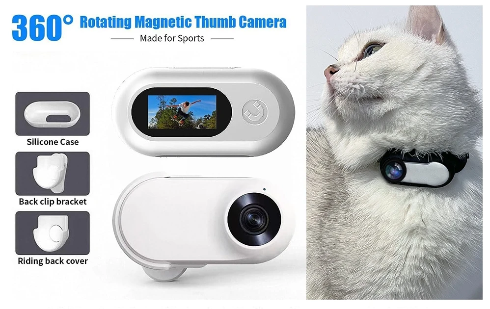 Wholesale HD 1080 P Pet Sports Collar Camera - Outdoor Video Recording