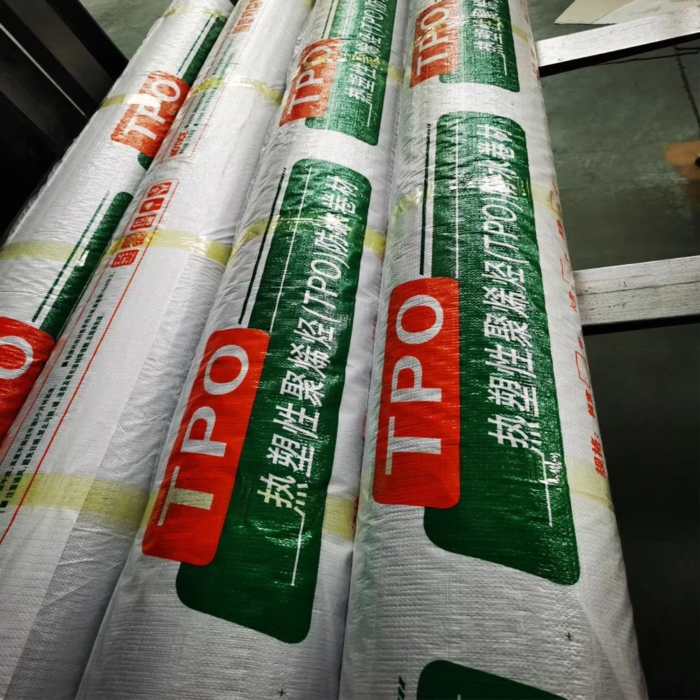 Canlon Tpo Roofing Membrane Sheet Roll Single Ply Roofing Metal Roof ...