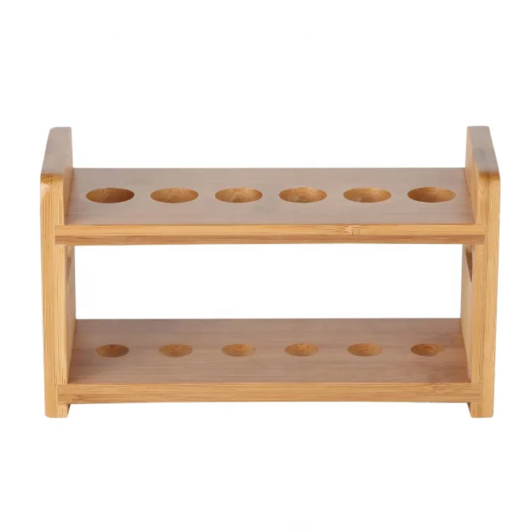Wooden Colorimetric Glass Test Tube Rack Creative Multifunctional Test ...