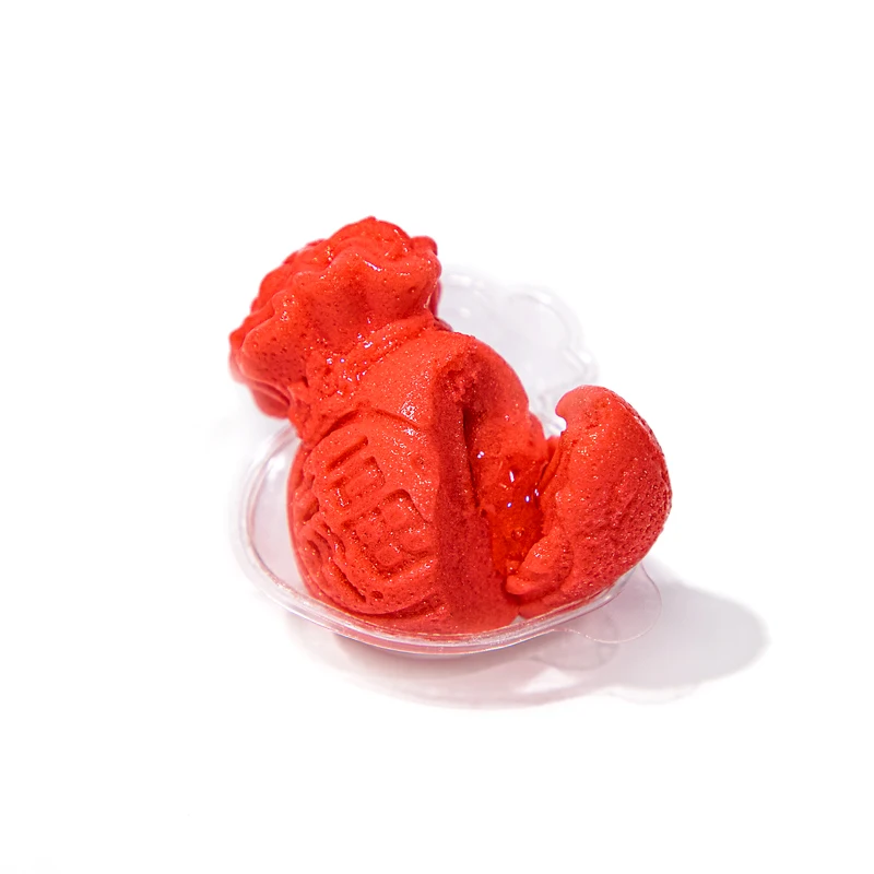 Chinese Traditional Designer Red Gummy Ball Red Lucky Chewy Sweet Gummy ...