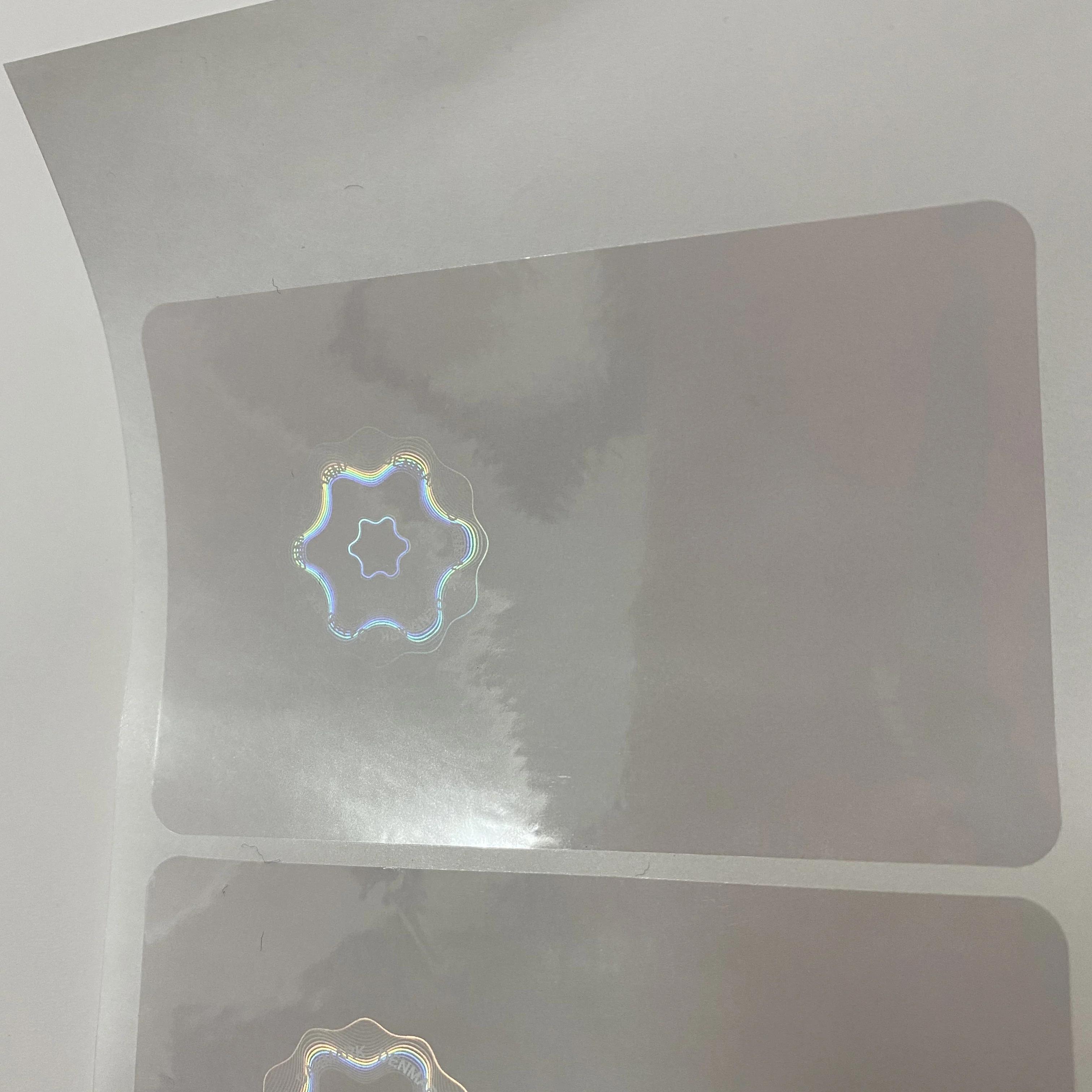 Anti-fake Transparent Hologram for ID Card - LIDUN HC-0307-07