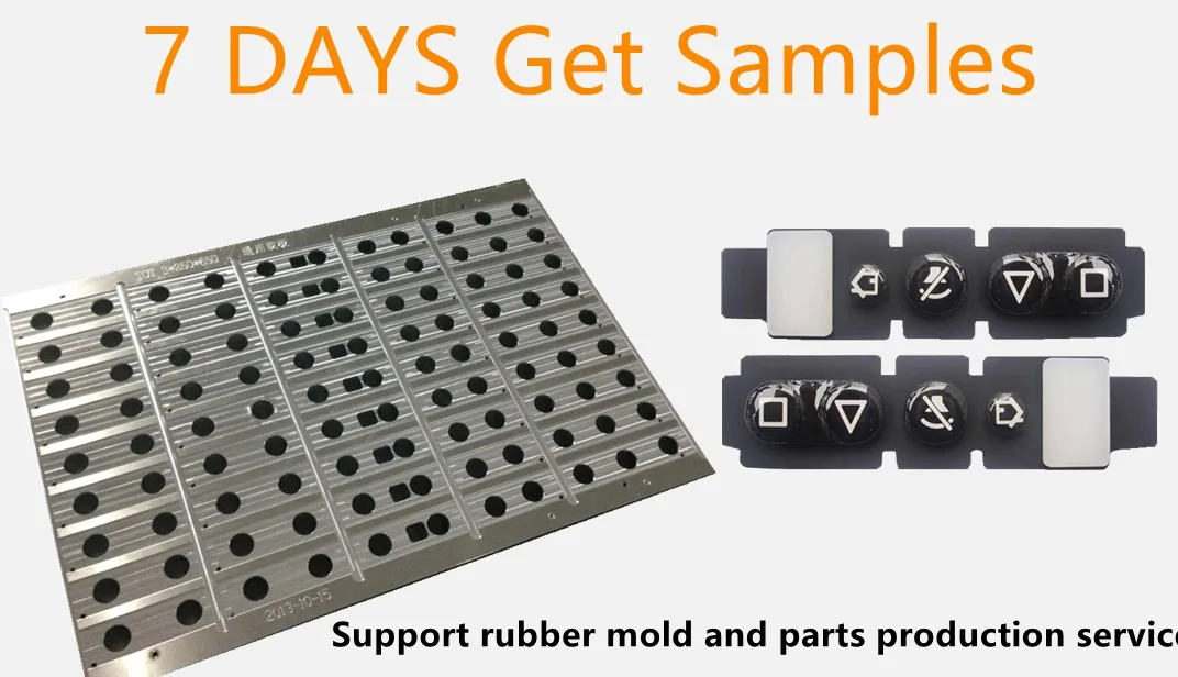 Oem Silicone Conductive Keypad Molds Rubber Molding Molded Products ...