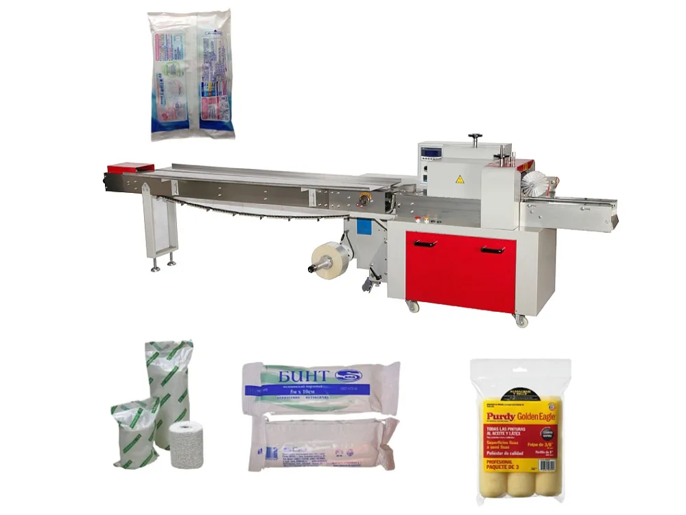 Automatic Medical Bandage Cotton Pack Roller Roll Gauze Packing Machine ...