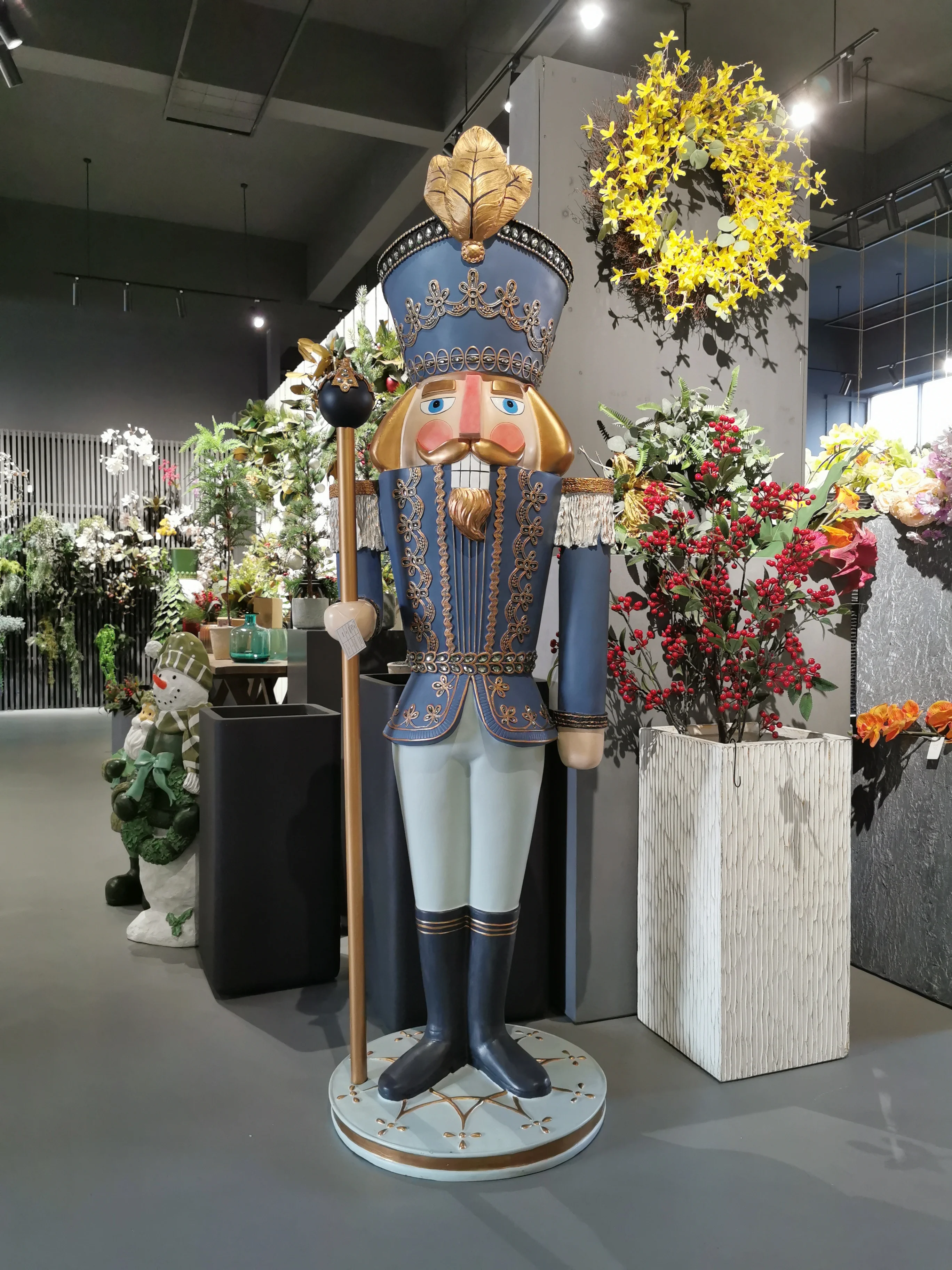 Giant Christmas Nutcracker Resin - Perfect Outdoor Decor