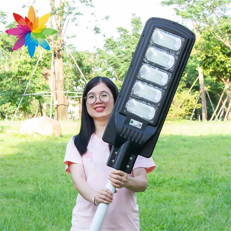 HUAPAI Integrated Waterproof Outdoor Ip65 50w 100w 150w 200w 250w 300w All In One LED Solar ...