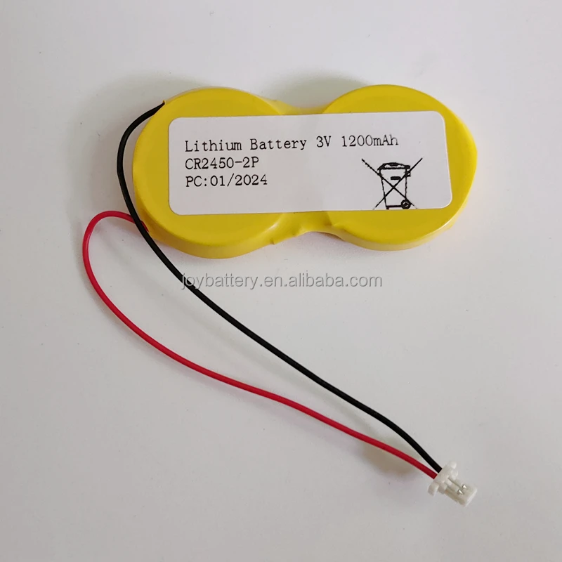 High Performance Cmos Battery Cr2450 With Cable Connector Cr2450 2p ...