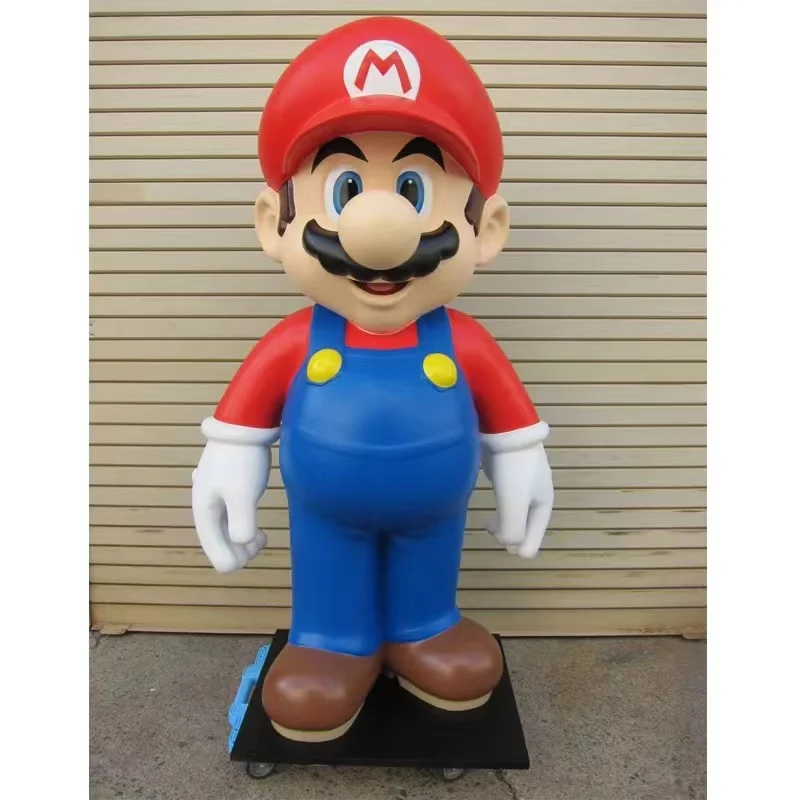 Fiberglass Cartoon Character Sculpture Super Mario Life-size Custom ...
