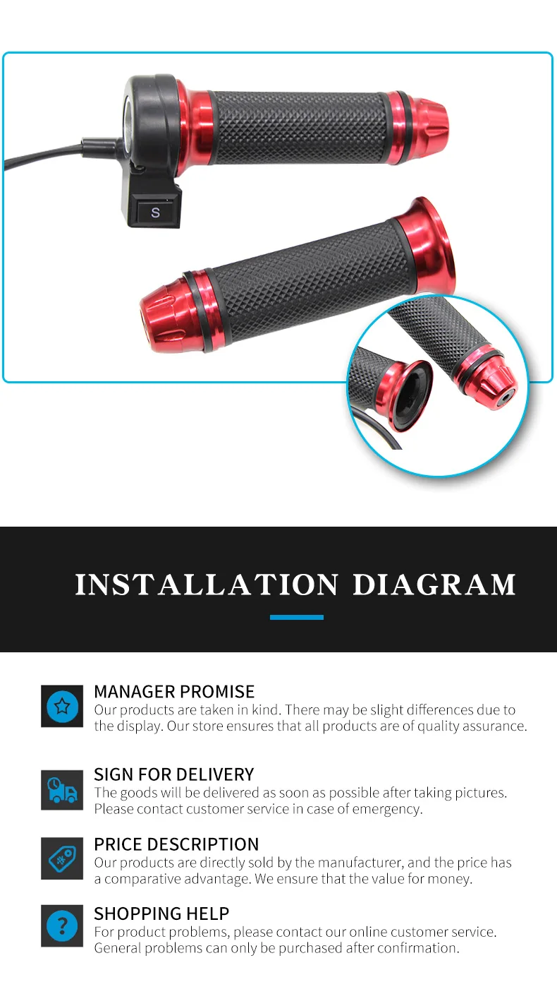 Rose Red Color Little Monkey Variable Speed Turn Handle With Switch For ...