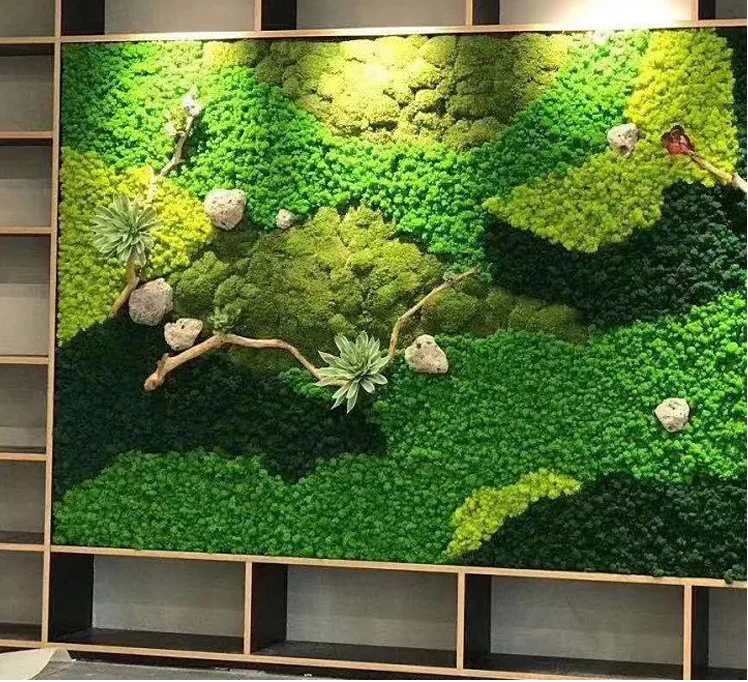 Wholesale Moss Plate (30 X 30 Cm) Made Of Real Iceland Moss For Moss ...