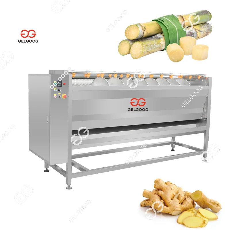 Commercial High Quality Sugarcane Washing Machine Ginger Brush Roll ...