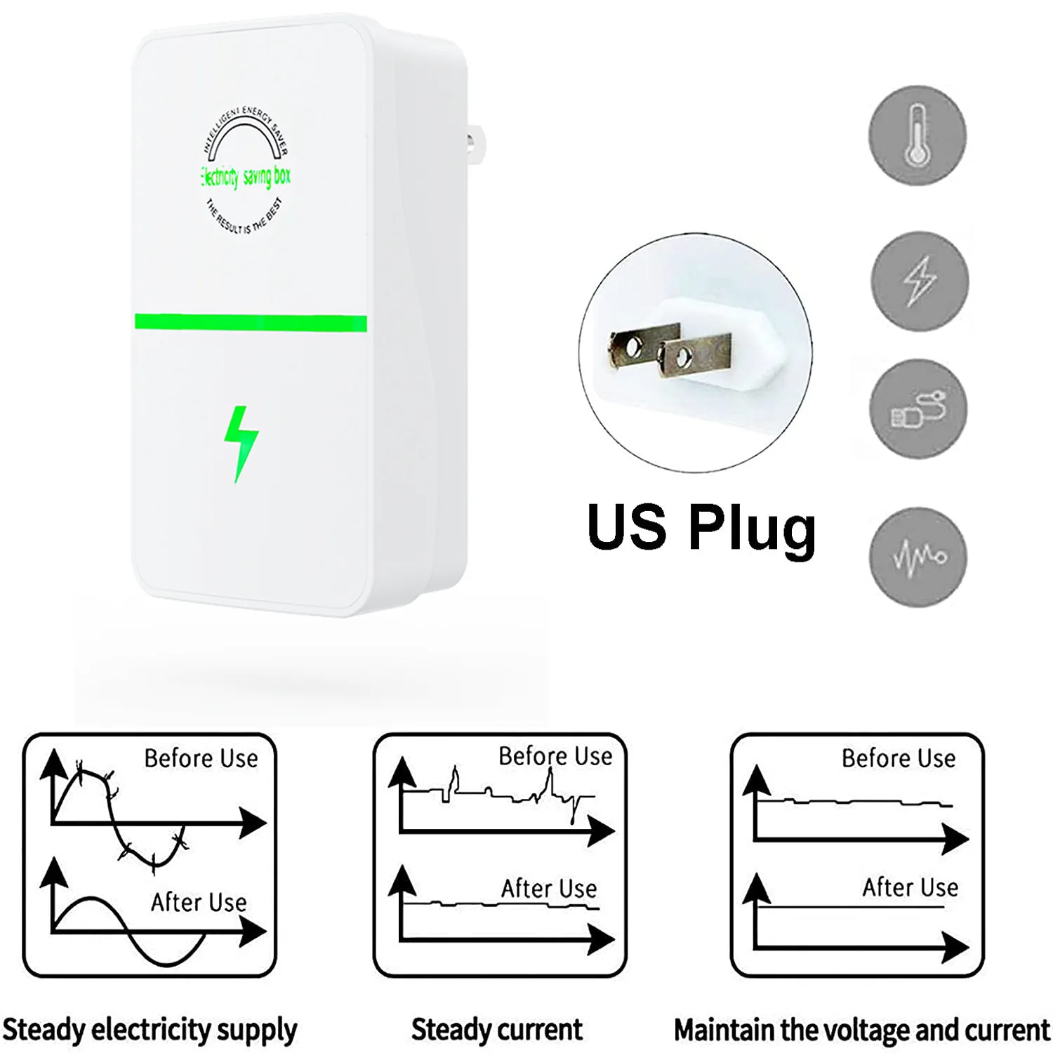 30KW Power Saver Device for Home & Bar Use - Efficient 90V-250V ...