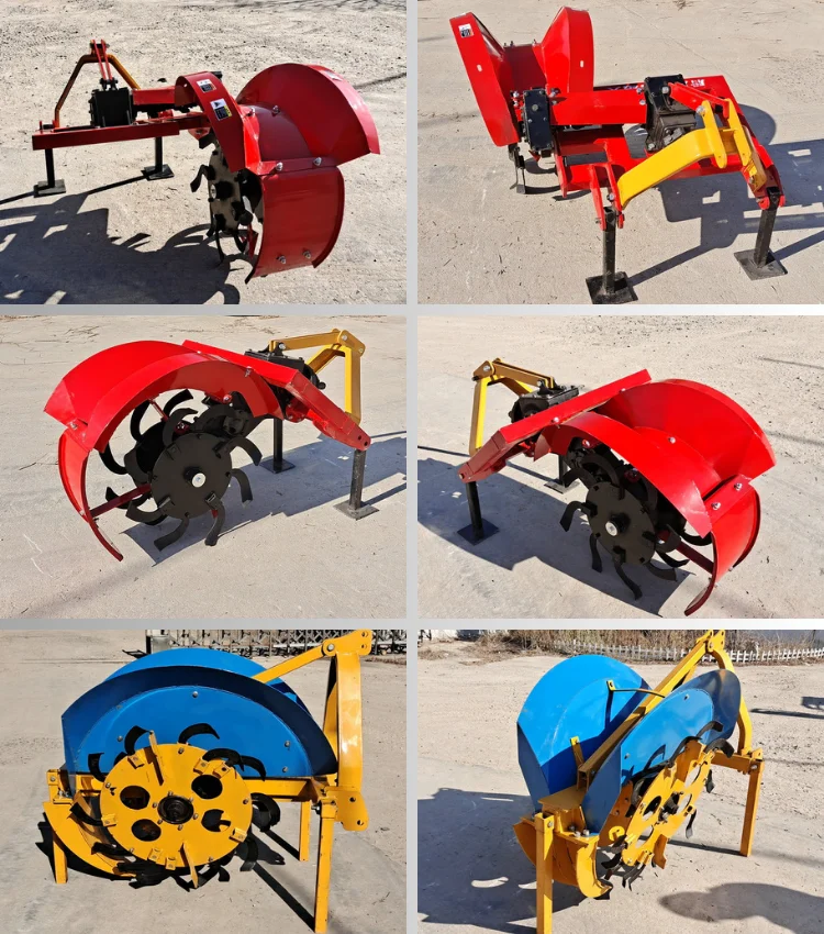 Tractor Ditching Machine Farm Tools Ditching and Ridging Machine Rotary ...