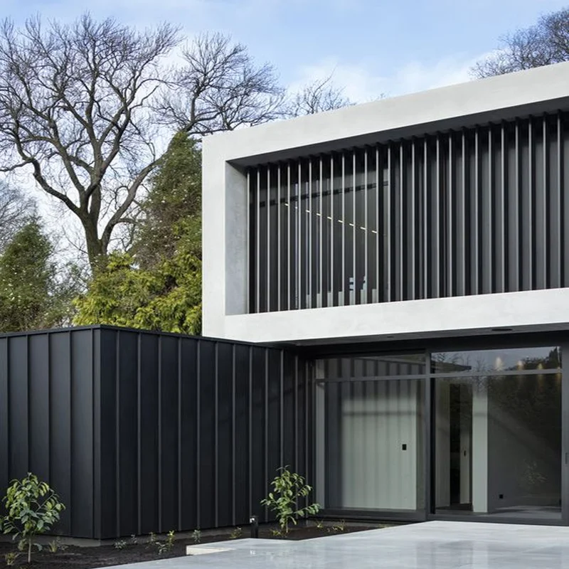 Timber Look Aluminum Batten System for Exterior Cladding