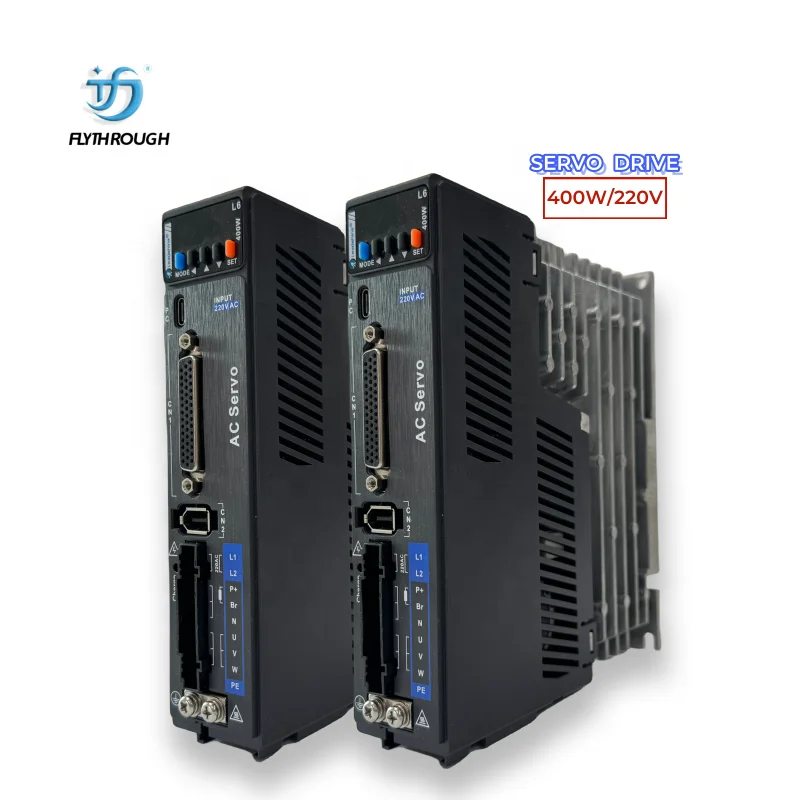 Hot Sale Leadshine 400w Servo Driver Or L6p-400 Leadshine 200v 400w Ac Servo Motor And Drive ...